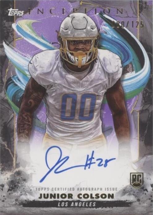 2024 Topps Inception - Rookie Autographs Junior Colson #RA-JUC Purple ...