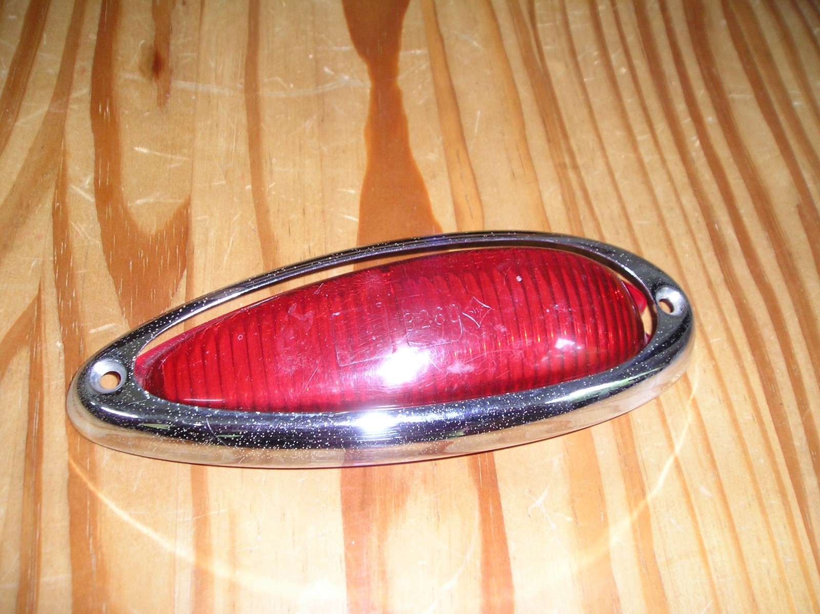 Genuine Porsche 356A, RIGHT Teardrop Taillight SWF K3260 Lens and Cover ...