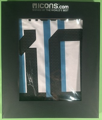 Lionel Messi Signed Auto Autograph Authentic Argentina Jersey Icon COA ...