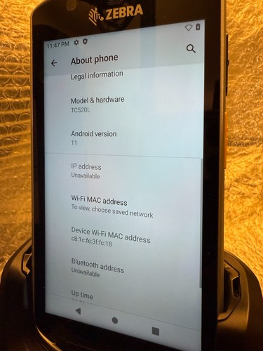 Zebra TC52 TC520L Computer Scanner Model & Battery, Price is for one ...