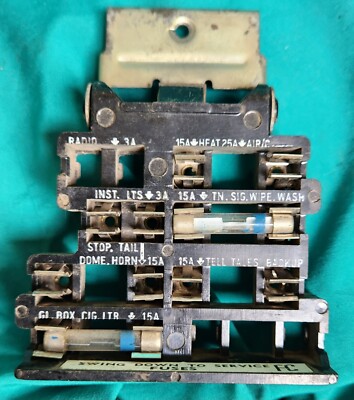 HOLDEN HK HT HG FUSE PANEL BOX DROP DOWN GOOD DECALS FC | eBay Australia