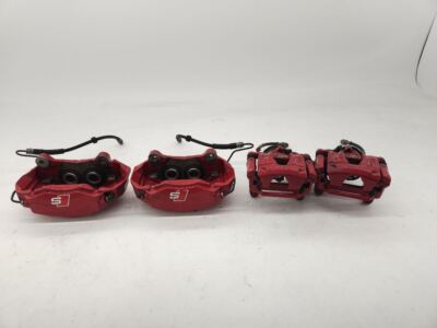 18-25 Original Audi A4 S4 A5 S5 S Line Red Brake Caliper Front & Rear ...