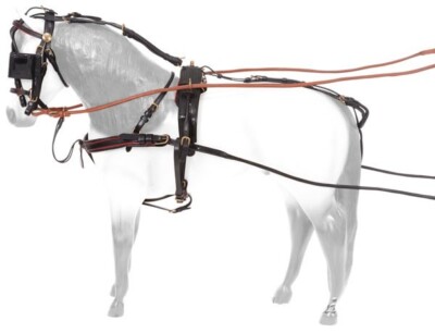 Miniature Horse Driving Harness - Silver Royal - Leather Show Driving ...