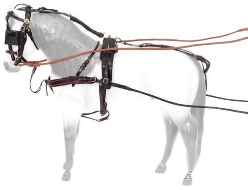 Miniature Horse Driving Harness - Silver Royal - Leather Show Driving ...