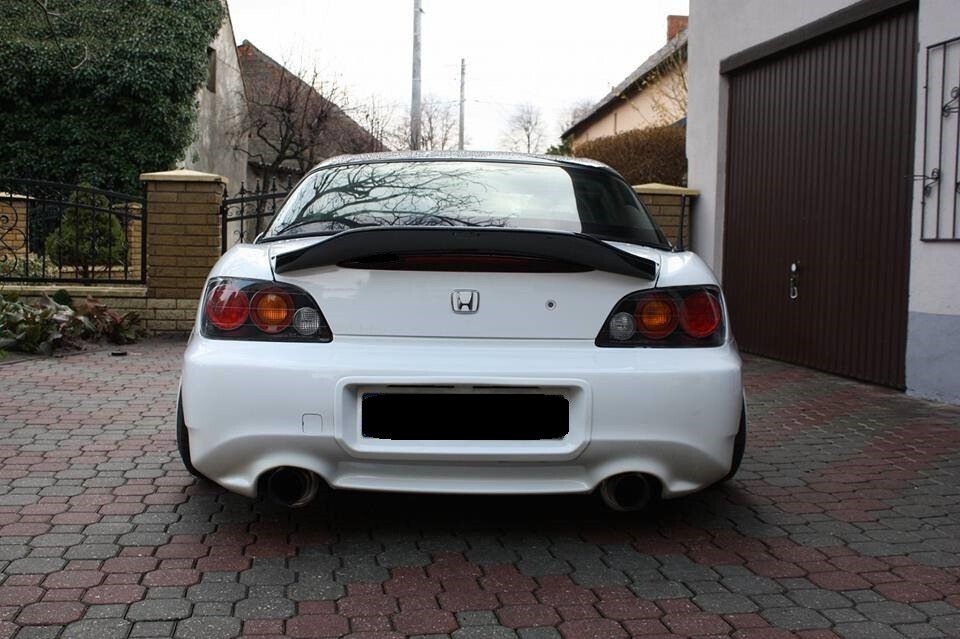 Honda S2000 S2K AP1 AP2 ducktail boot spoiler + rear bumper diffuser ...