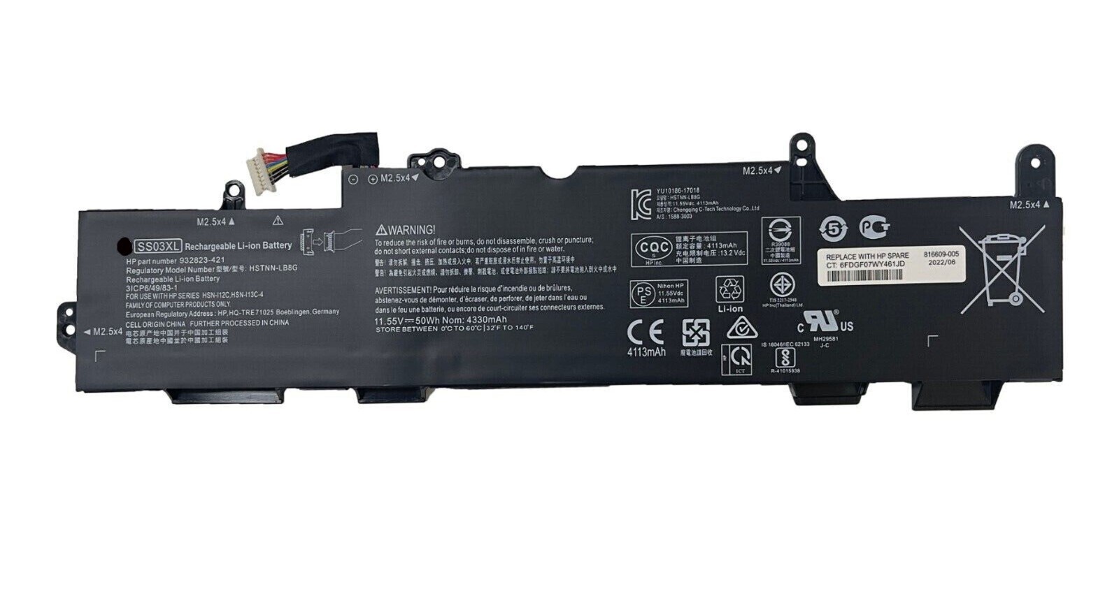 Genuine Original Battery For HP 730 735 740 745 830 840 846 ZBOOK 14U ...