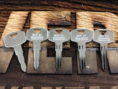 5 IGNITION KEYS for NISSAN FORKLIFT/HEAVYEQUIP NIS X7 KEY00-000X7 | eBay