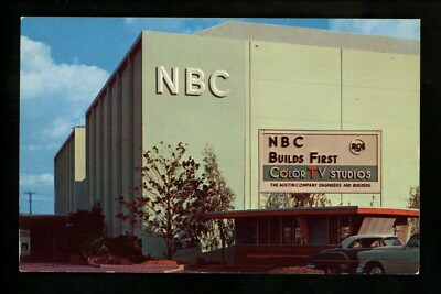 Movie / TV Studio postcard NBC TV Station Burbank, California CA chrome ...