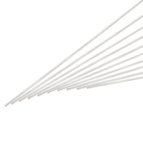 1.5mm x 300mm Stainless Steel Round Rod, Metal Solid Shaft Rods Lathe ...