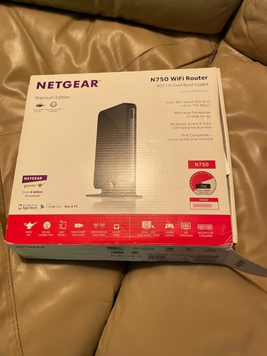 NETGEAR N750 WiFi 300+450Mbps Dual Band Gigabit Router (WNDR4300) for ...
