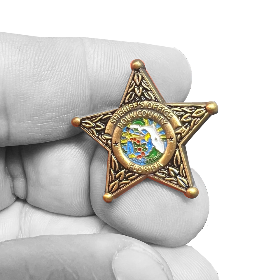 BFP-013 Polk County Florida Deputy Sheriff Lapel Pin Grady Judd | eBay