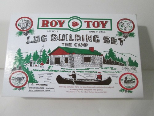 Log Building Set The Camp Set #9 Roy Toy Complete | eBay