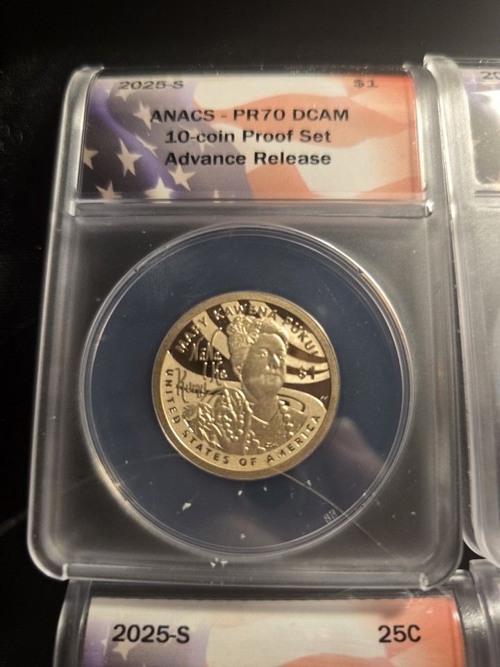 2025-S Proof Set Advance Release ANACS Proof-70 DCAM (10 Coins) | eBay