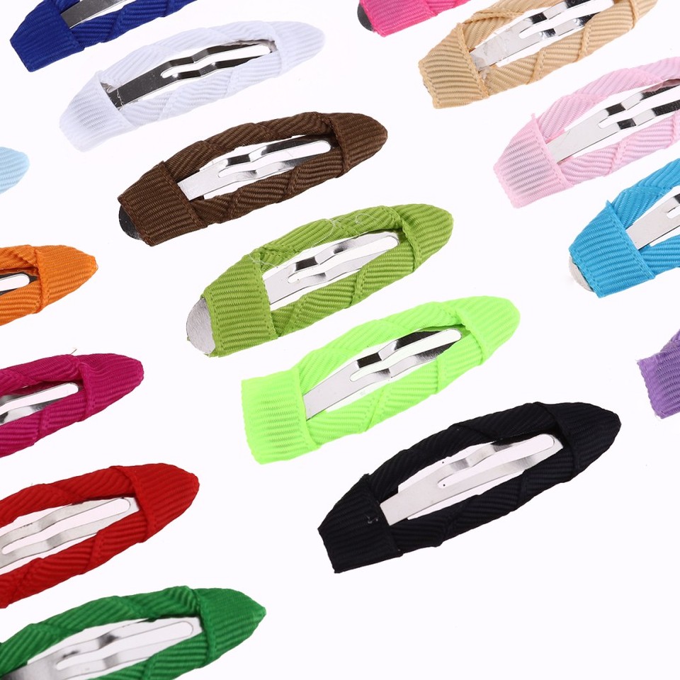 60 pcs Non Ribbon Hair Clips Barrettes for Baby Girls Toddlers Kids ...