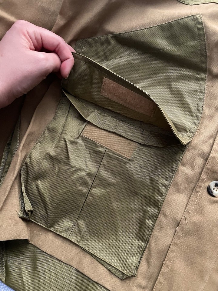 Vintage Remington Hunting Coat Jacket Tan Khaki Green Canvas Load Pouch ...