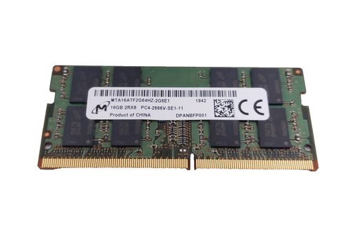16GB Micron 2Rx8 DDR4 Laptop Memory Ram PC4-2666V SODIMM MTA16ATF2G64HZ ...