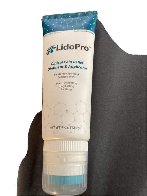 Lidopro Topical Pain Relief Ointment 1 Oz 28 GM Lidocaine 4 Lido Pro ...