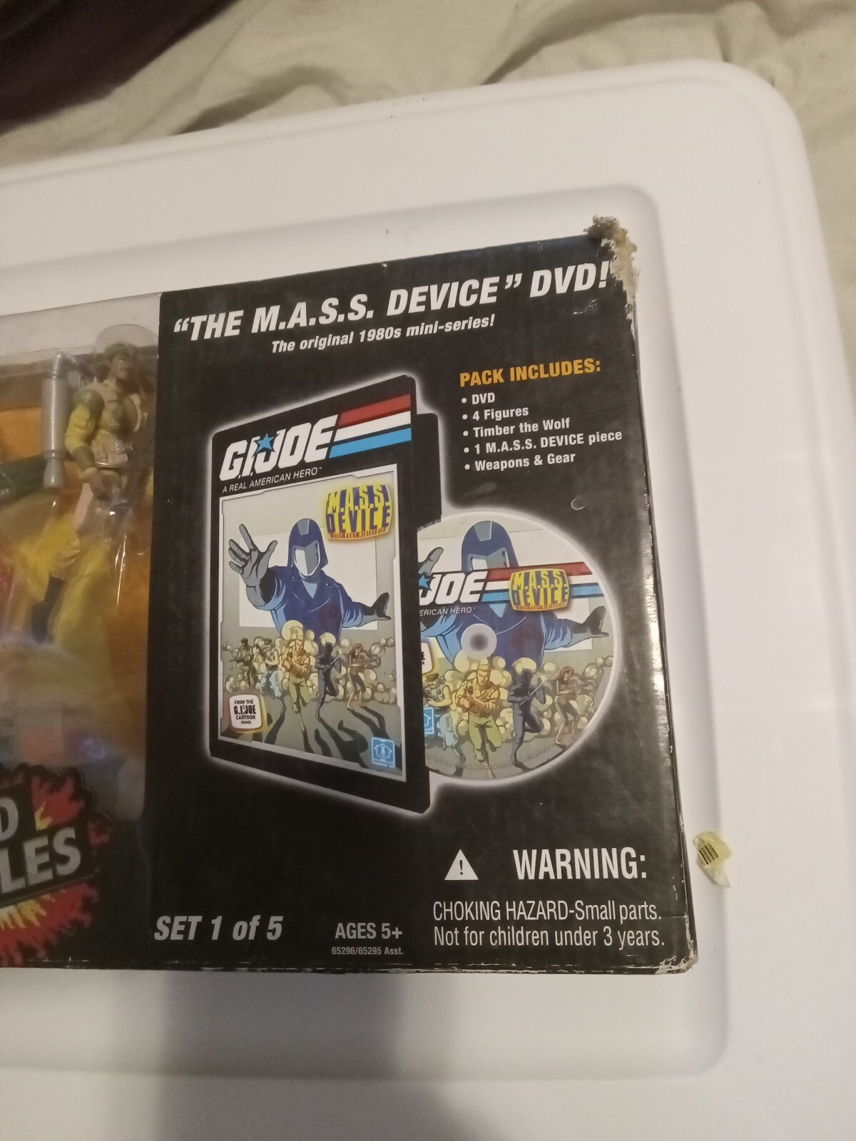 Hasbro 2008 25th Anniversary Gi Joe Mass Device Set 1 DVD Battles MISB ...