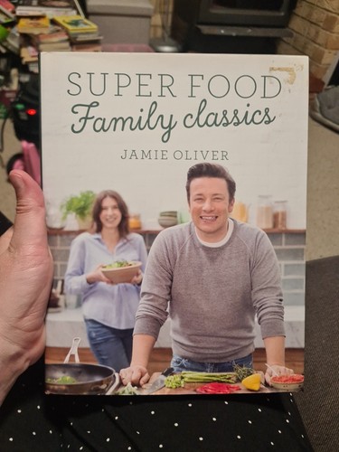 Jamie Oliver Cookbook Super Food Family Classics Hardcover Book Recipes ...