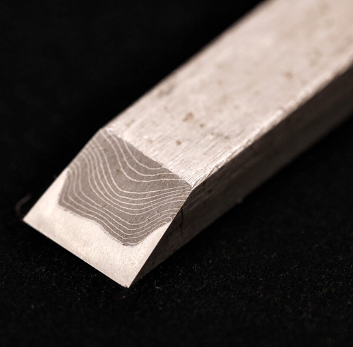 Rare Japanese Damascus Bench Chisel Oire Nomi beautiful 12mm White oak ...