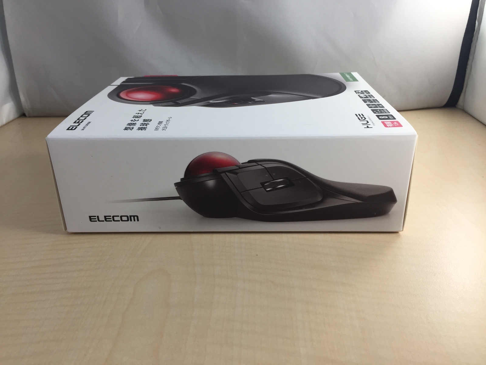 Elecom trackball mouse wired large ball 8 button tilt function black M ...
