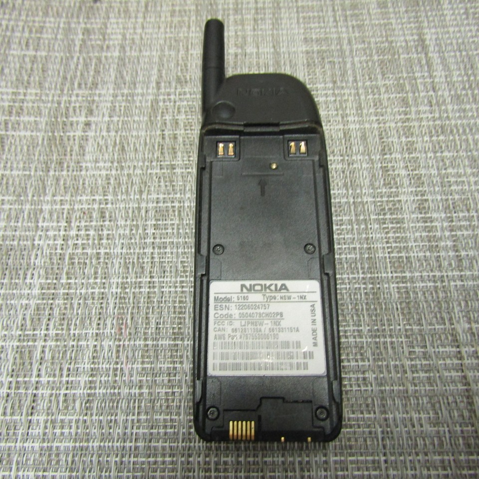 NOKIA 5160 (UNKNOWN CARRIER) CLEAN ESN, UNTESTED, PLEASE READ!! 59968 ...