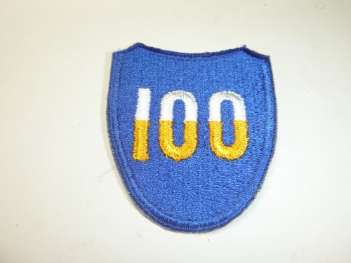 A U S Army 100th Division Cut Edge Snow Back Patch | eBay