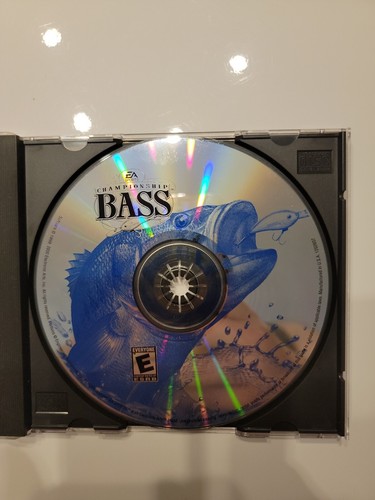 2000 Championship Bass PC CD-ROM Game Fishing EA 2001 Disc Only ...