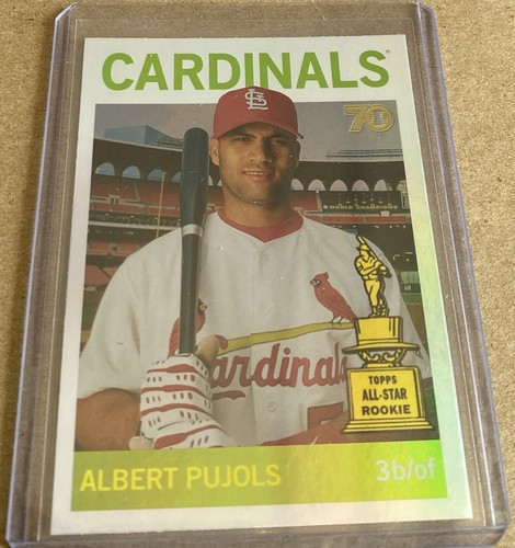 Albert Pujols 2021 Topps All-Star Rookie Trophy #12 Silver Foil ...