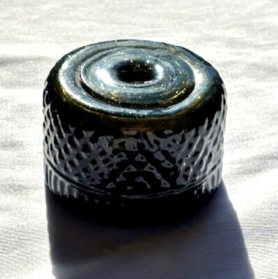 Antique New England America Mid 1800s Geometric Ink Well Inkwell 2 | eBay