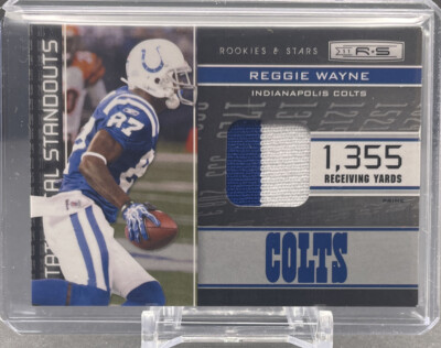 2011 PANINI ROOKIES & STARS NFL #9 Reggie Wayne Statistical Standouts ...