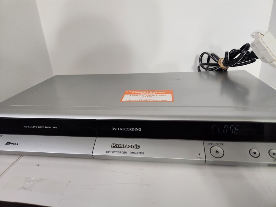 Panasonic DVD Recorder DVD-Ram DVD-R DVD-RW+R+RW DMR-ES15 -Tested - No ...