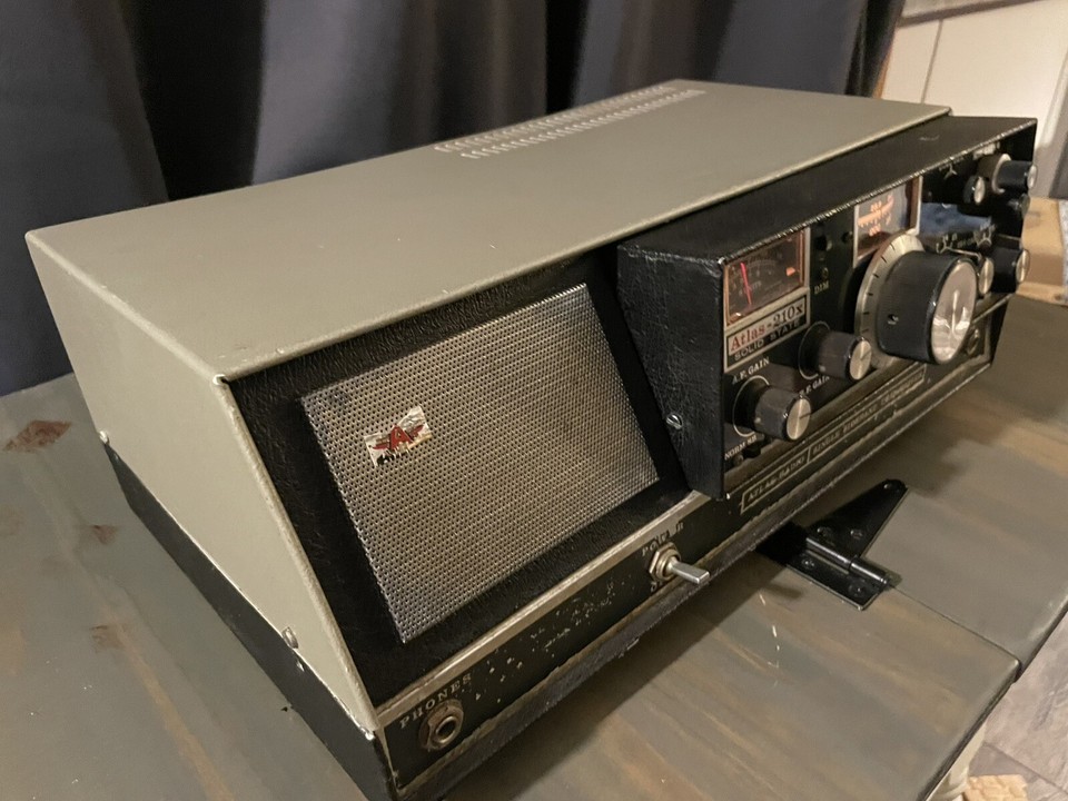 Atlas 210X Ham Radio Transceiver + Power Supply Speaker Console ...