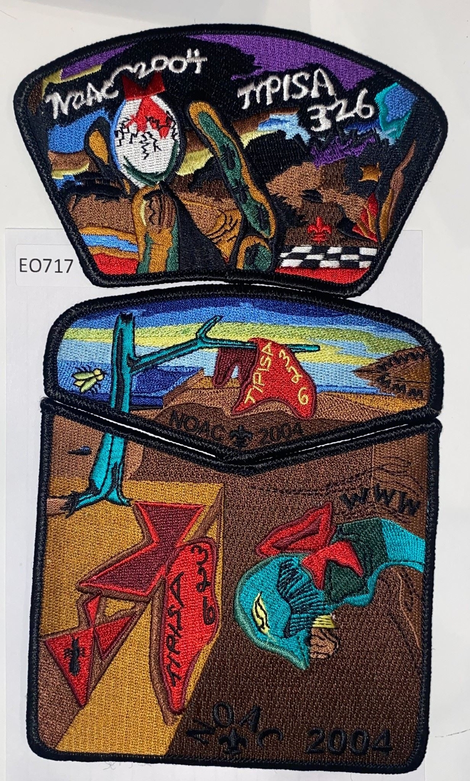 Boy Scout OA Flap Set Tipisa Lodge 326 2004 NOAC | eBay