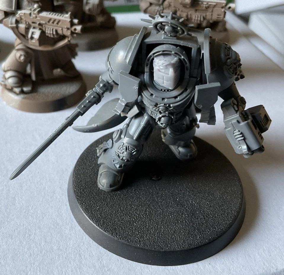 Warhammer 40K - Space Marines Black Templars - Terminator Captain (R57 ...