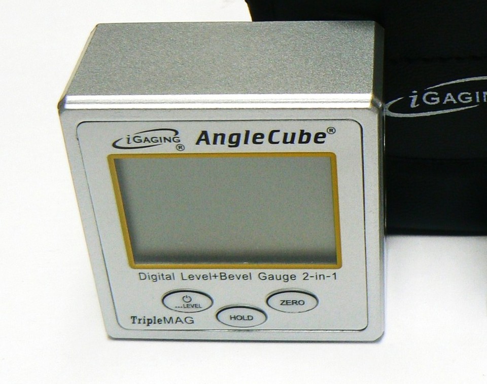 iGaging Angle Cube Digital Protractor Gauge Magnetic Angle & Level ...