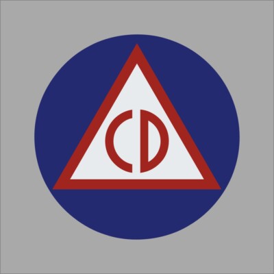 Civil Defense Car Window Wall Vinyl Decal Sticker Safety Graphic | eBay