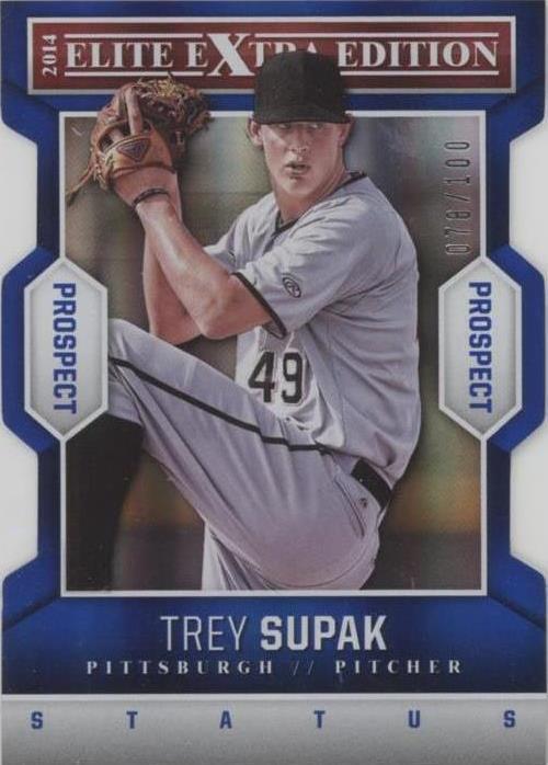 2014 Panini Elite Extra Edition - Prospects Trey Supak #94 Status Blue ...