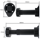 Kitchen Unit Legs Feet Cabinet Carcass Plinth Adjustable Base Foot ...