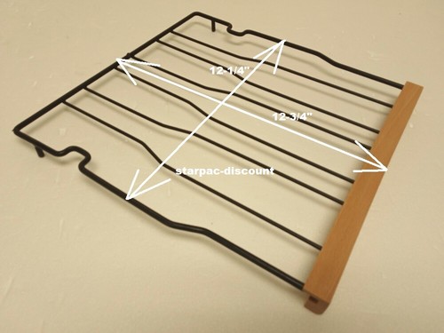 Avanti Wine Chiller Cooler Small Wire Rack Shelf w/ Wood Front Insert ...