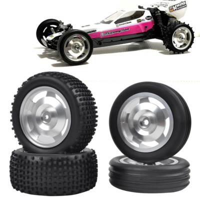 Aluminum Wheels W/Buggy Tires for Tamiya DT-01 DN-01 DT-02 TD2 DT-03 | eBay