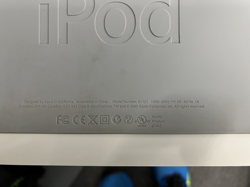 Apple iPod Hi-Fi A1121 Dock Speaker with Power Cord -TESTED,SOUNDS ...