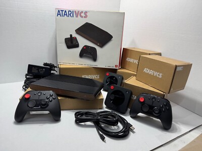 ATARI VCS 800 32GB 4K VIDEO PC GAMING SYSTEM BLACK WALNUT CONSOLE ...