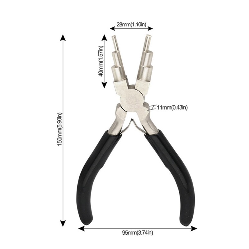 Bail Making Plier Wire Looper Multi-step Rings Looping Plier for 3-10mm ...