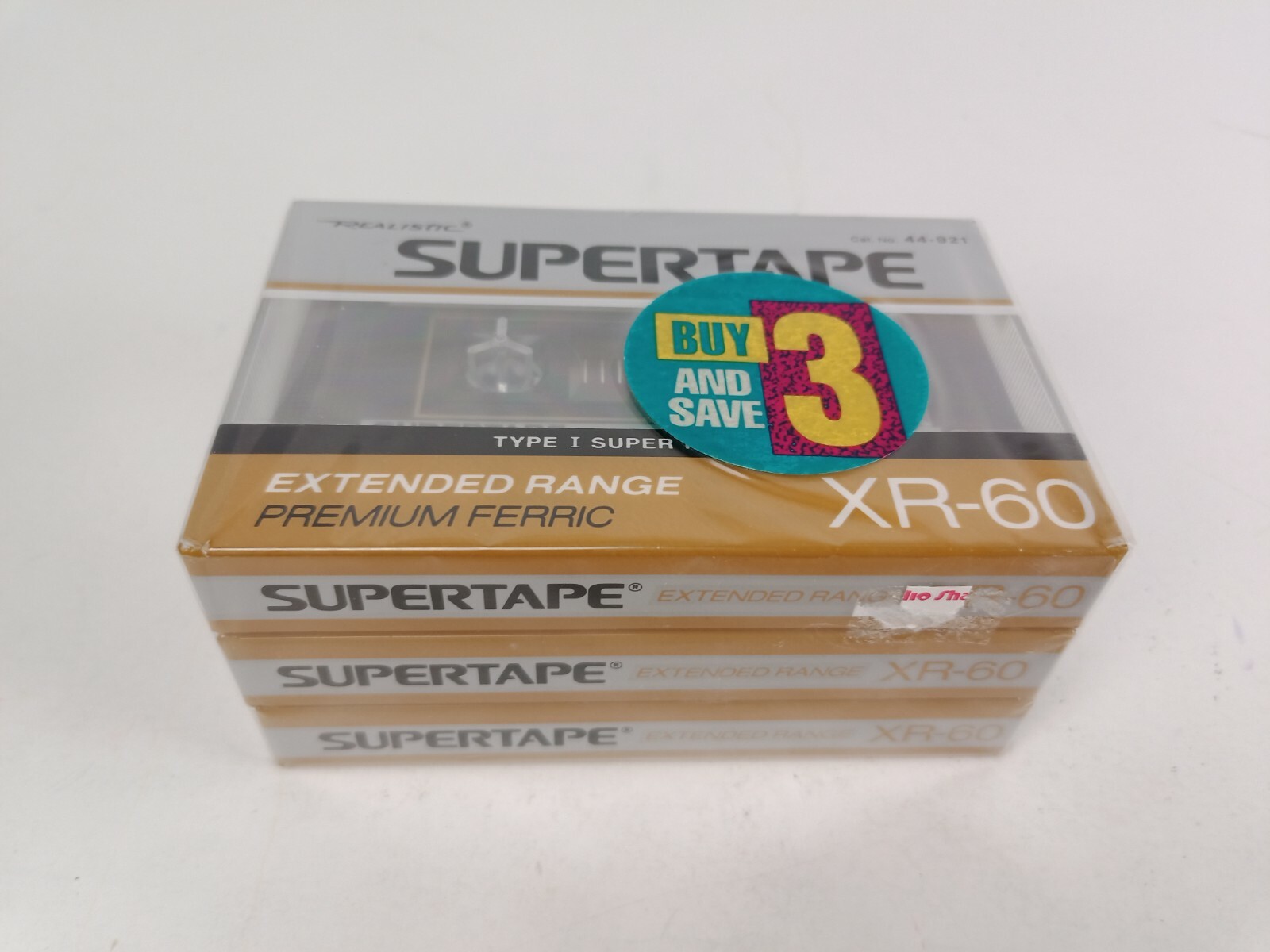 BRAND NEW / SEALED Realistic Supertape XR-90 Cassette Tapes - 3-Pack | eBay