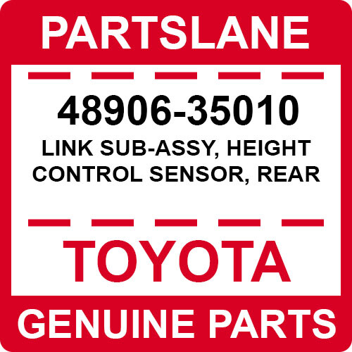 48906-35010 Toyota OEM Genuine LINK SUB-ASSY, HEIGHT CONTROL SENSOR ...
