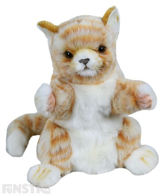 Ginger Cat Puppet | Ginger Cat Hand Puppet | Cat Puppets Toys | Hansa ...