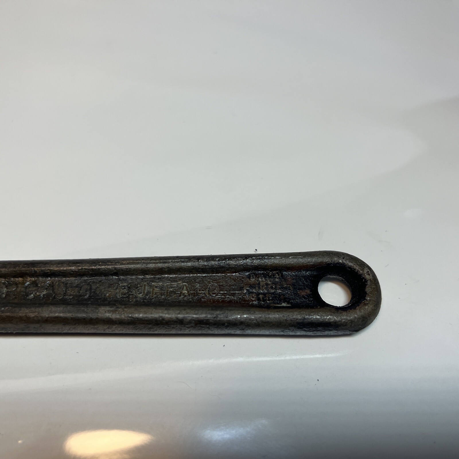10 INCH Barcalo Buffalo Adjustable Monkey /Pipe Wrench Used