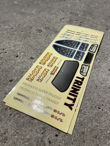 Trinity RC Next Truggy Decal Kit Vintage Old Stock Now | eBay
