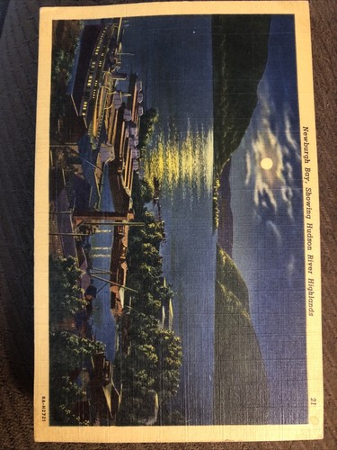 Newburgh Bay Showing Hudson River Highlands Newburgh, NY New York ...